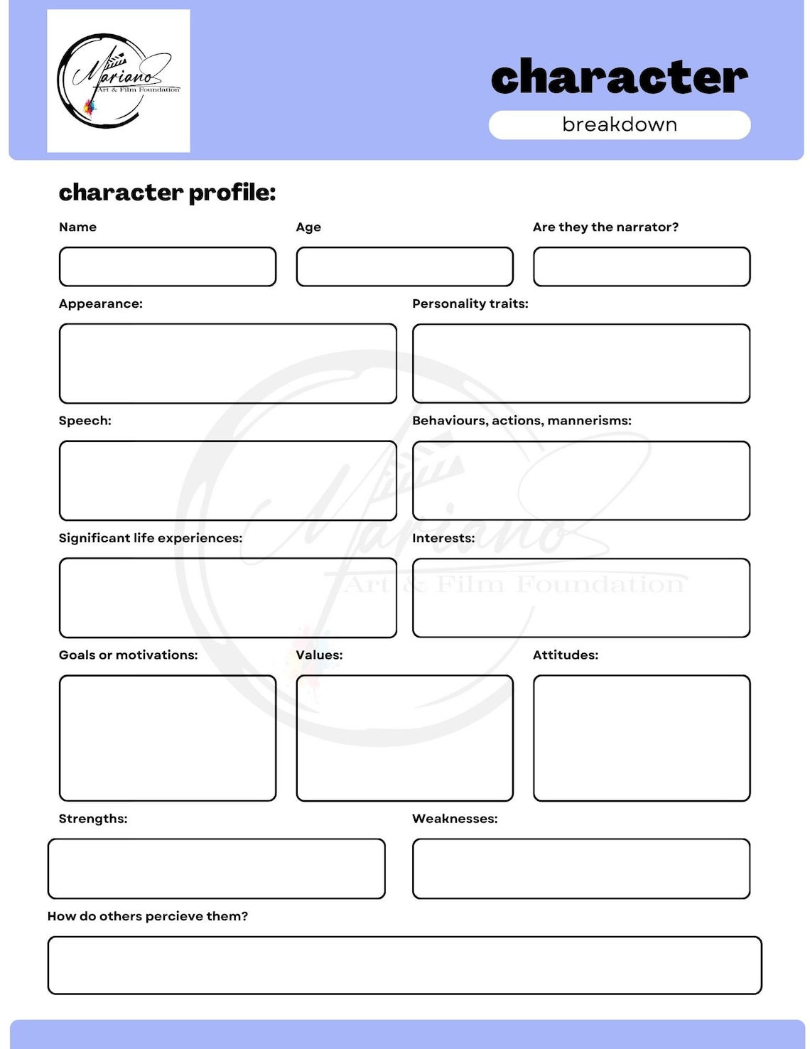 Character, Script Outline, Template for Movie Script or Book Writing ...