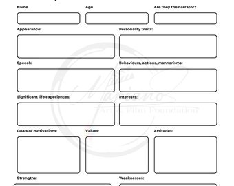 Brainstorming, Storyline, Script Outline Template for Movie Script or Book Writing for Authors ...