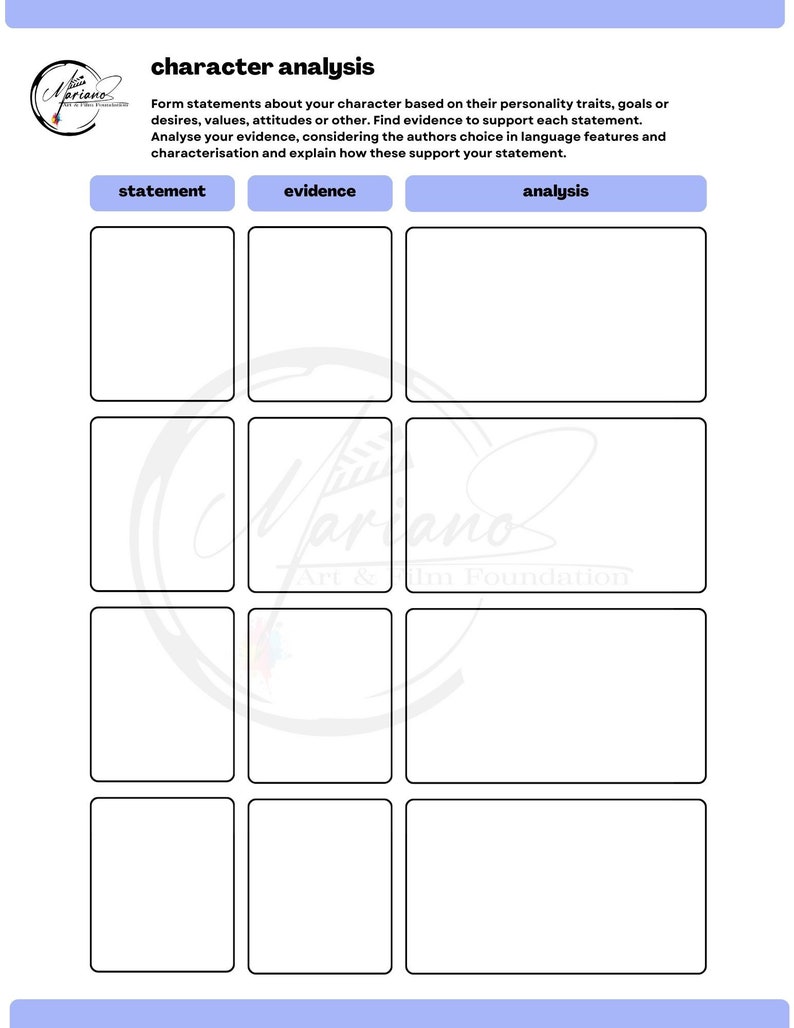 Set of Worksheets for Character, Script Outline, Template for Movie ...