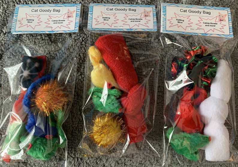 Catnip Filled Cats Birthday Party Toys Package, Catnip Filled Cat ...