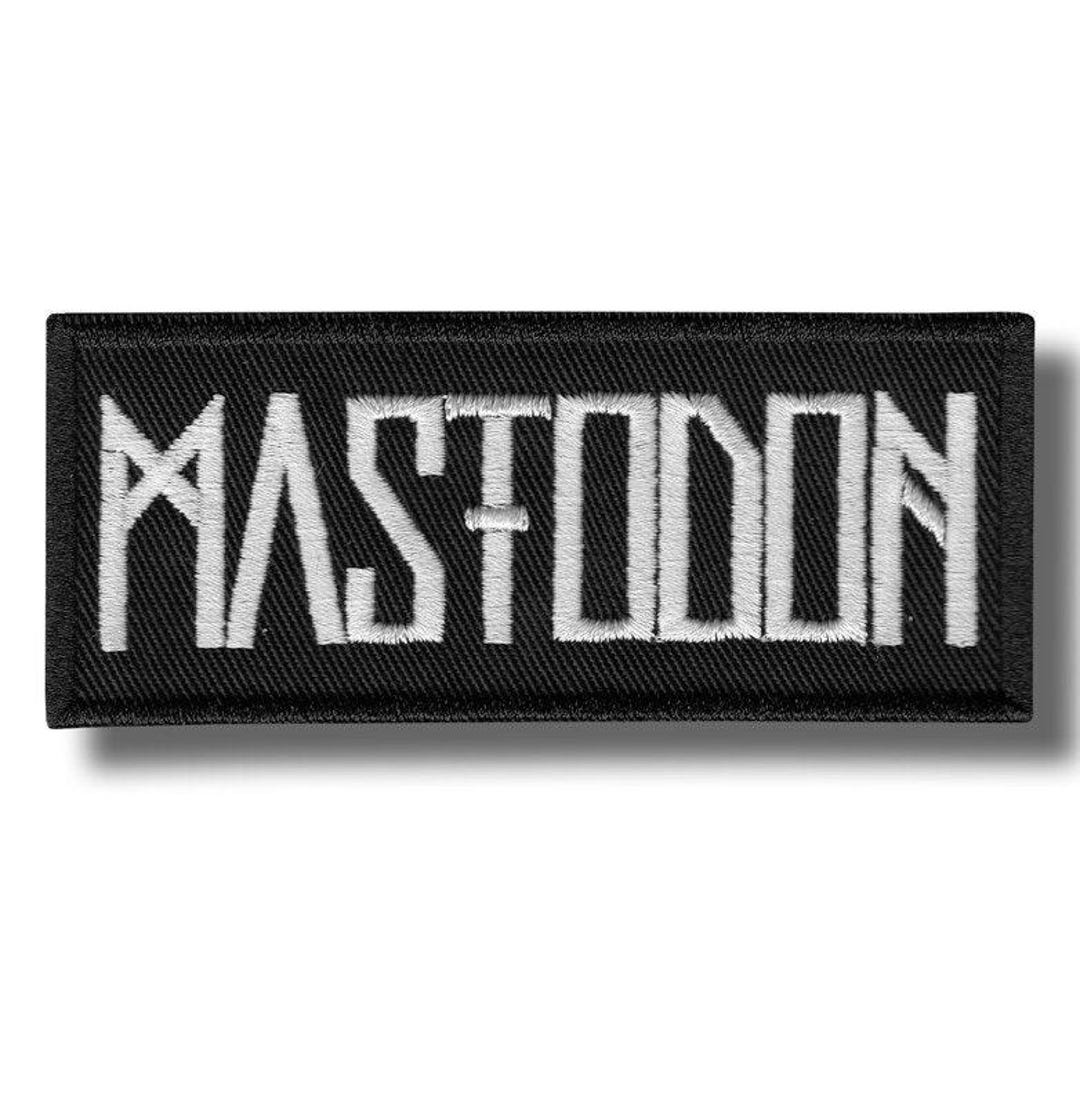 Mastodon Patch Badge Applique Embroidered Iron on C2b5e0 - Etsy