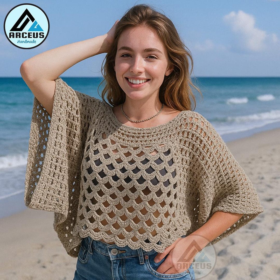 Summer Sweater Pattern PDF | Sunny Crochet Top | Crochet Women's ...