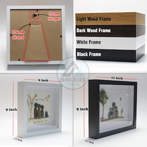 Christmas Reindeer and Santa Pebble Art, Reindeer Pebble Picture ...