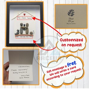 Personalized Family Pebble Art, Family Pebble Gifts, Gifts for Family ...