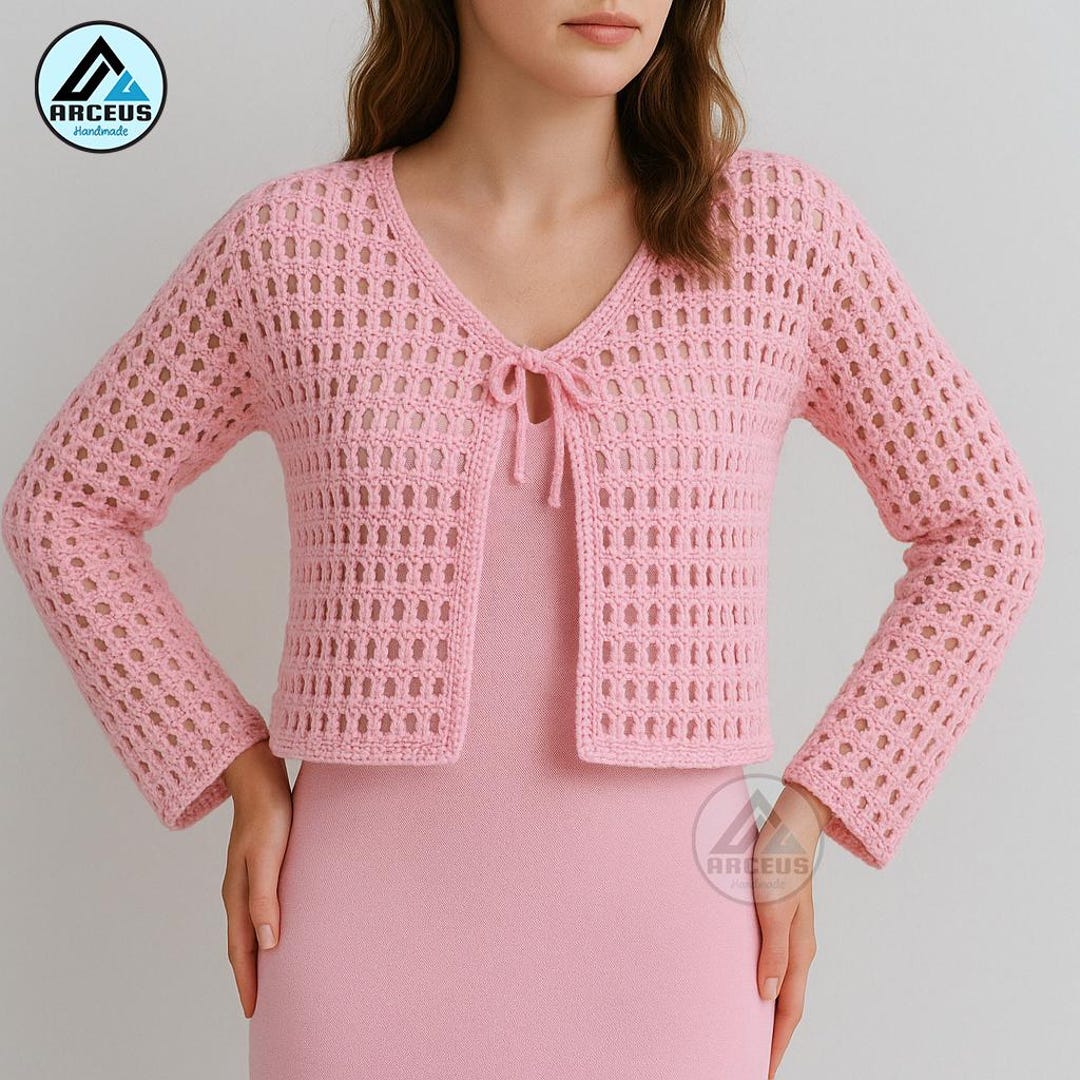 Crochet Mesh Sweater Pattern PDF | Crochet Cardigan DIY | Summer ...