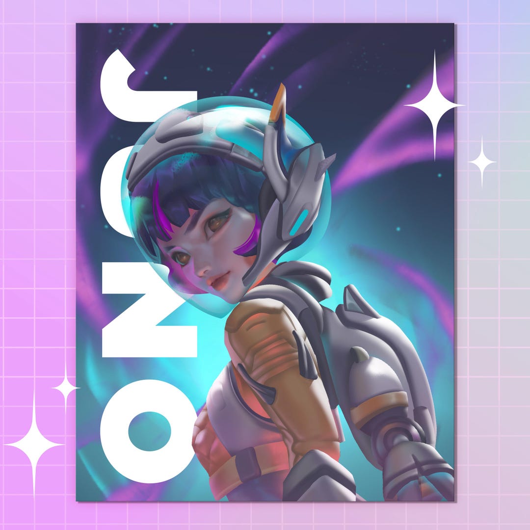 Juno Space Ranger Overwatch Print | Juno Art Print | Juno Overwatch 2 ...