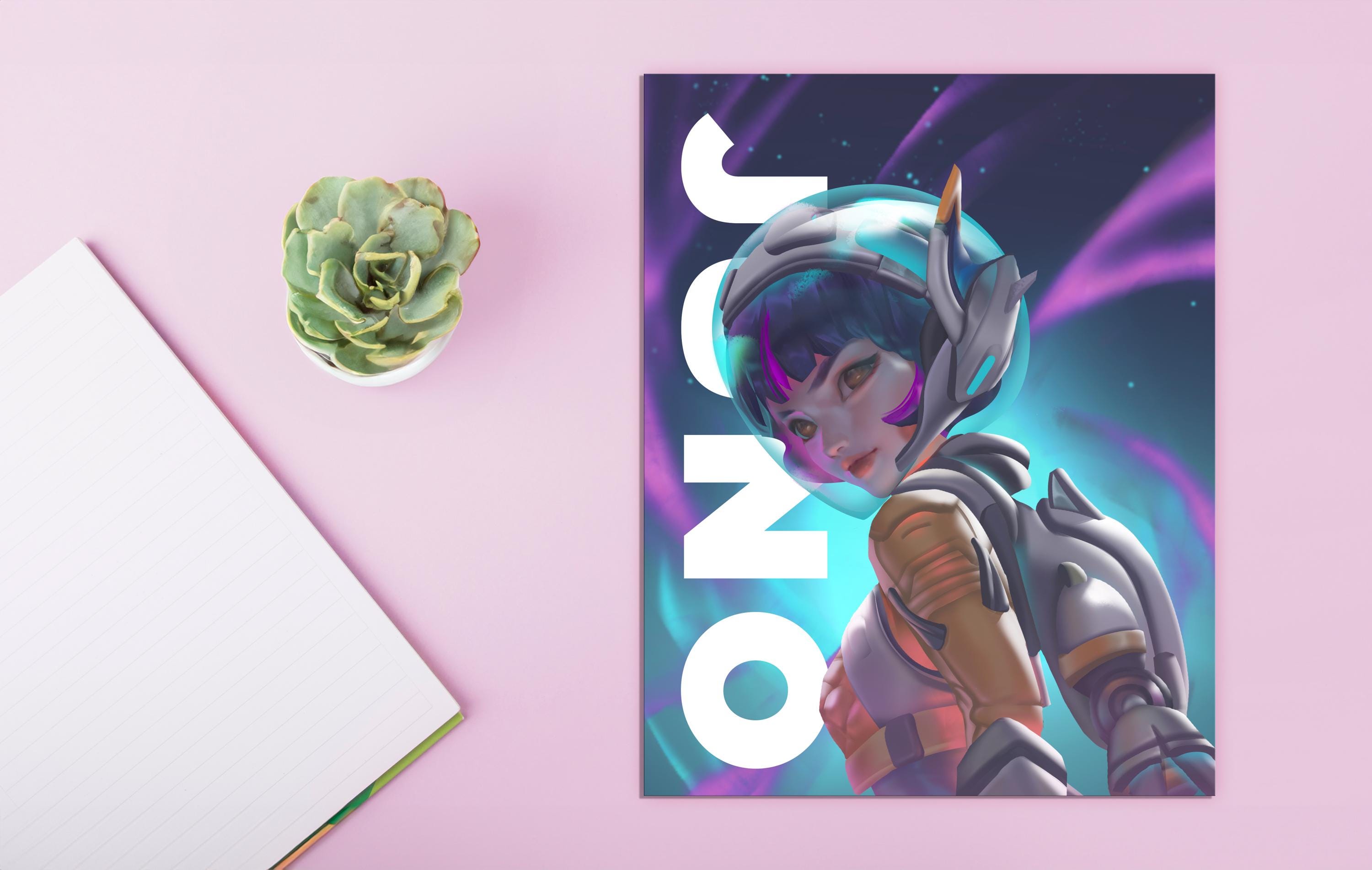 Juno Space Ranger Overwatch 2 Print | OW2 Fanmade Art | Support Main ...