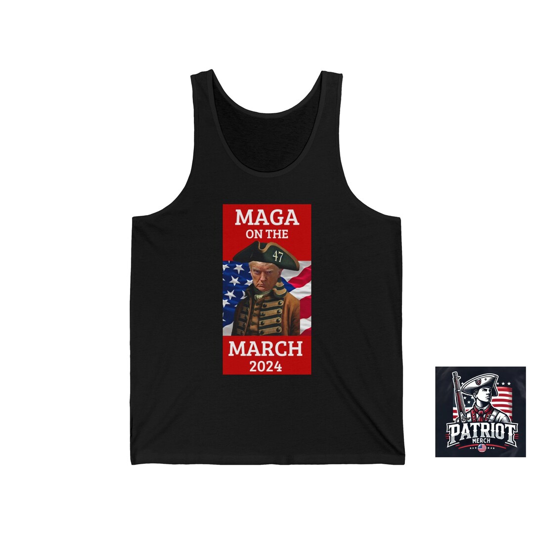 MAGA 2024 Unisex Jersey Tank Trump Merch, Maga Tank, Trump Shirt, MAGA ...