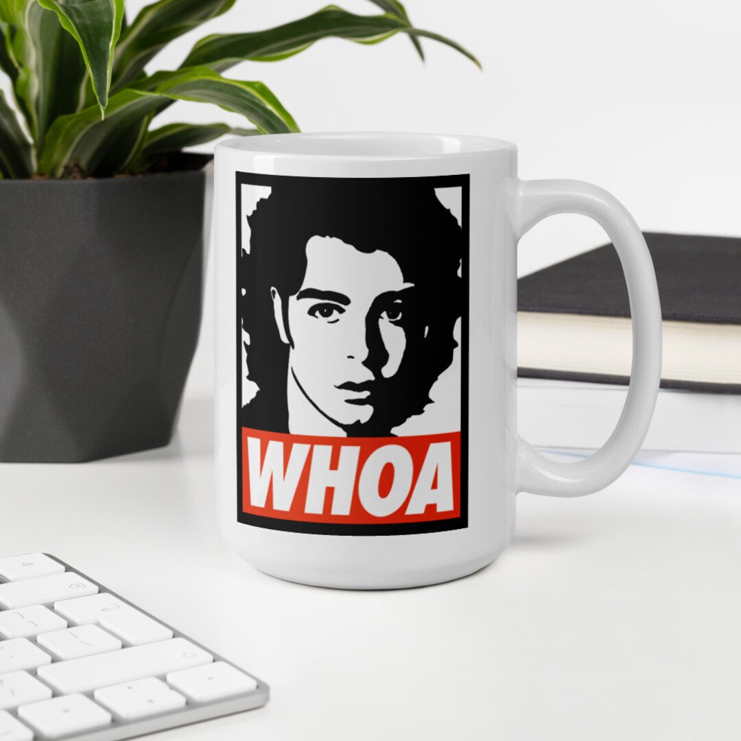 Joey Lawrence WHOA White Glossy Mug - Etsy UK