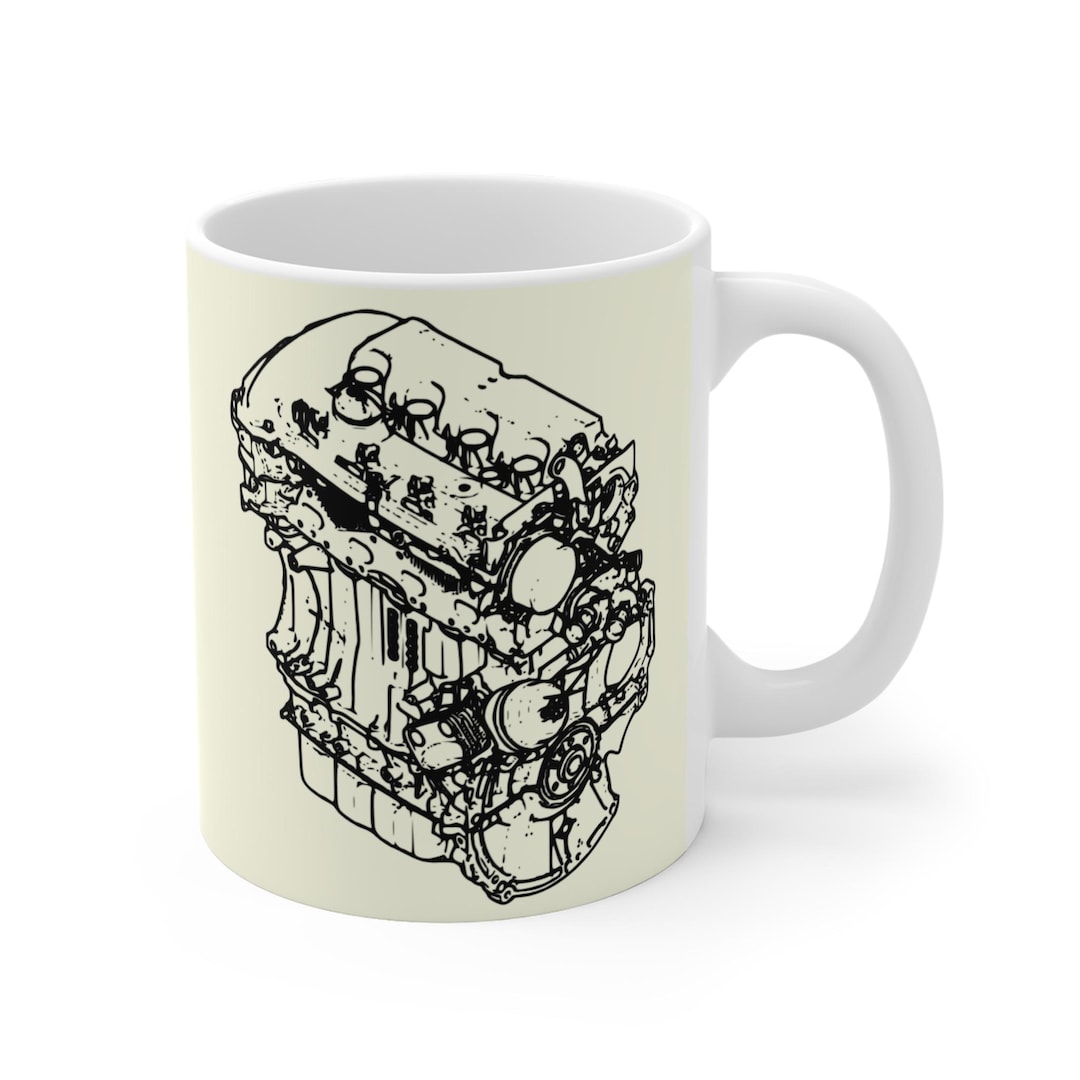 Mini Cooper S Turbocharged N14 Engine Block Diagram Mug - Etsy