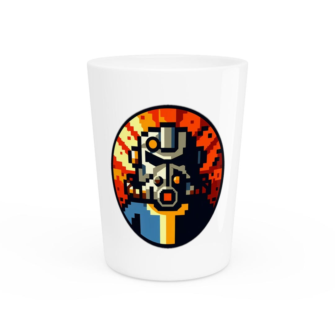Fallout 2D Pixel Art Shot Glass - Etsy