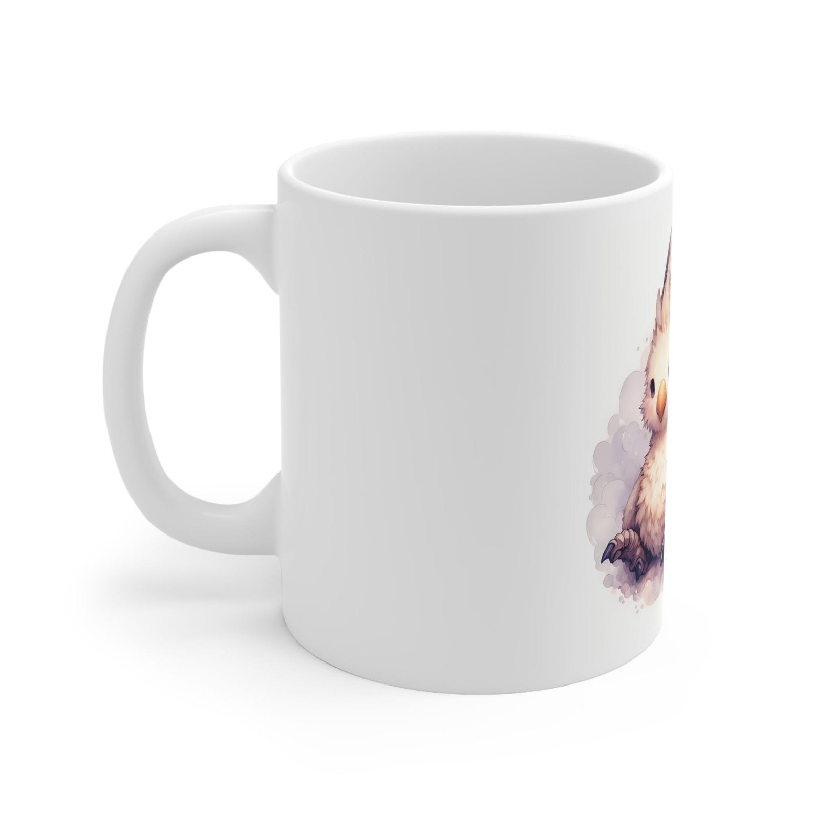 Chocobo Mug of a Young Fluffy Chocobo in a Watercolourish Style - Etsy