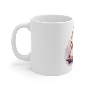 Chocobo Mug of a Young Fluffy Chocobo in a Watercolourish Style - Etsy