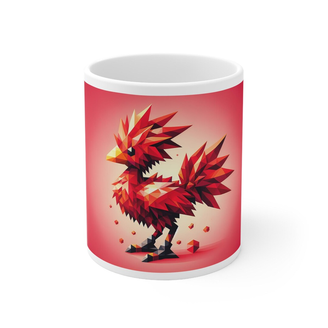 Chocobo Mug in Polygon Style - Etsy