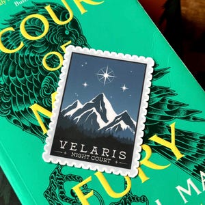 Velaris Stamp, ACOTAR Stamp Sticker, ACOTAR Sticker, Night Court ...