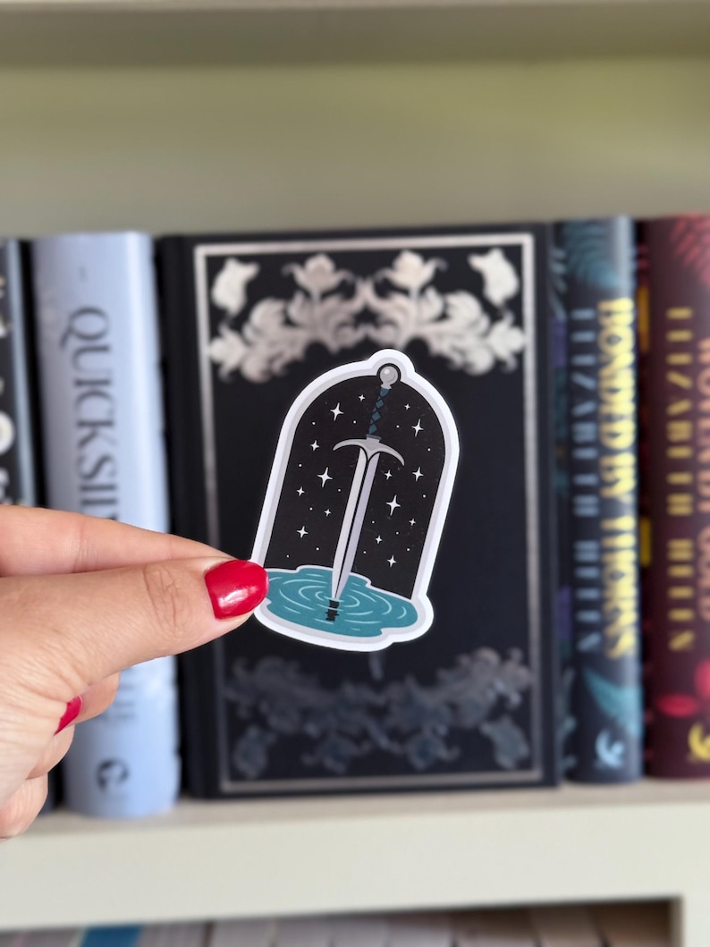 Quicksilver Sword Sticker, Romantasy Kindle Sticker, Quicksilver ...