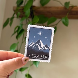 Velaris Stamp, ACOTAR Stamp Sticker, ACOTAR Sticker, Night Court ...
