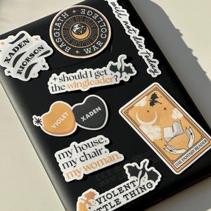 Xaden Riorson Sticker, My House, My Chair, My Woman Xaden Quote, Fourth ...