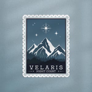 Terrasen Stamp, Throne of Glass Stamp, Erilea Stamp, TOG Stamp, Bookish ...
