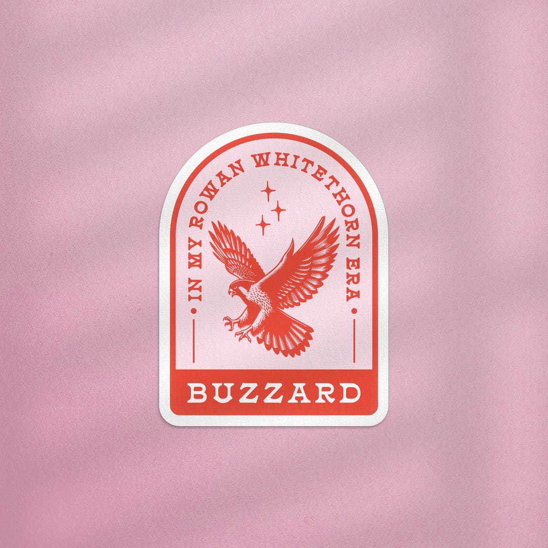 Rowan Whitethorn Era Throne of Glass Kindle Sticker, TOG Sticker ...