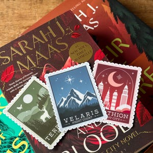 Velaris Stamp, ACOTAR Stamp Sticker, ACOTAR Sticker, Night Court ...