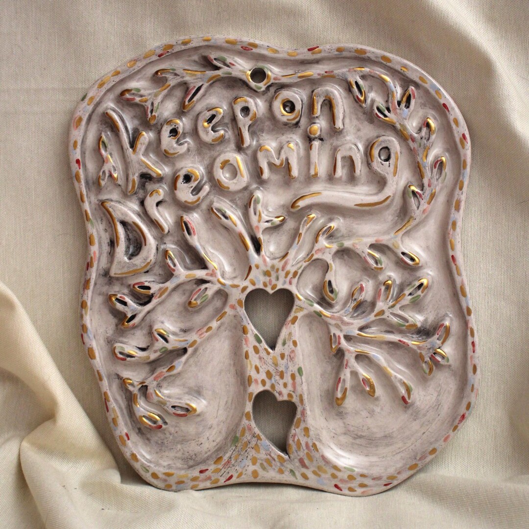 Handmade Life Tree Wall Art.ceramic Wall Decor.unique Gift Design ...