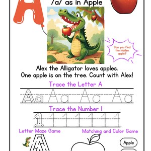 ABC Adventure Book: A Fun-filled Journey Through Letters and Numbers ...