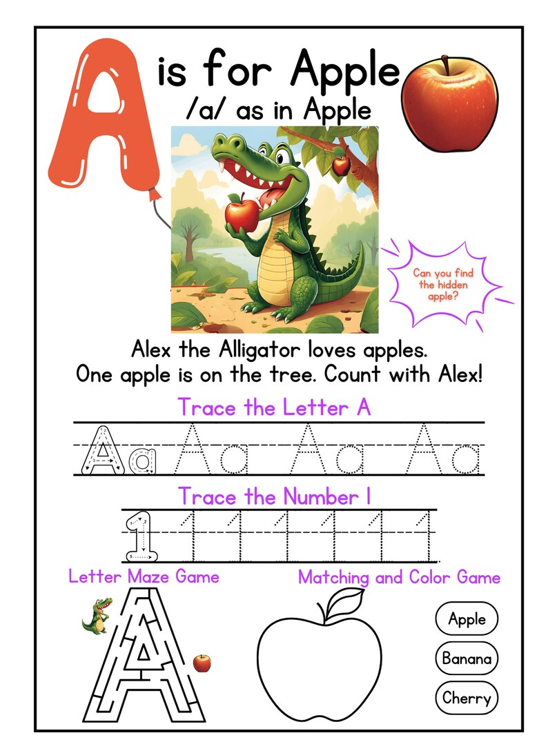 ABC Adventure Book: A Fun-filled Journey Through Letters and Numbers ...