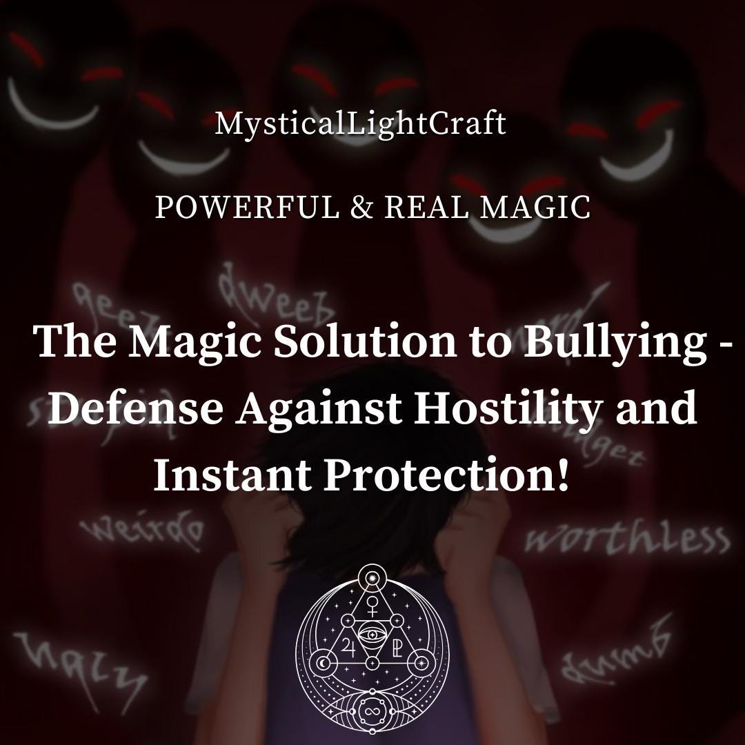 The Magic Solution to Bullying - Defense Against Hostility and Instant ...