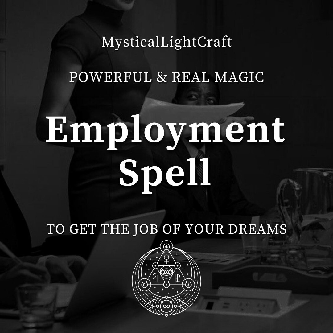 Employment Spell to Get the Job of Your Dreams - Etsy