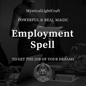 Employment Spell to Get the Job of Your Dreams - Etsy