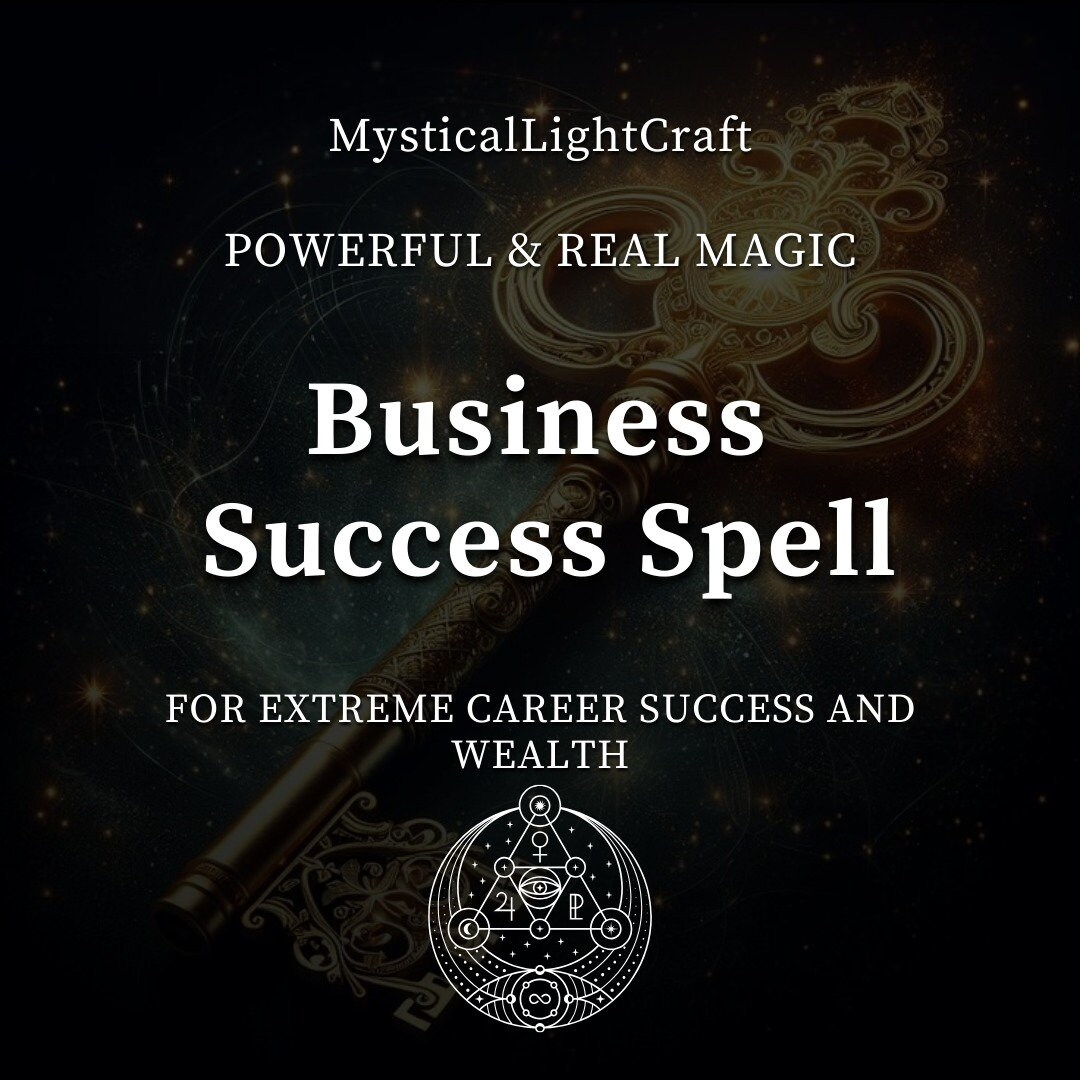 Most Powerful Success Business Spell, Wealth Ritual, Career Spell - Etsy