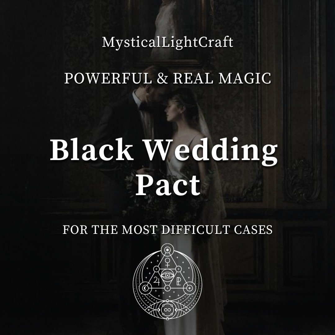 Black Wedding Pact - for the Most Difficult Cases - Etsy