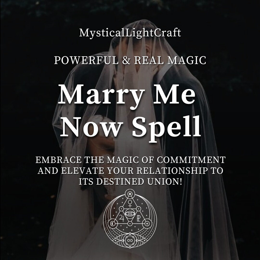 Marriage Spell, Marry Me, Wedding Ritual - Etsy