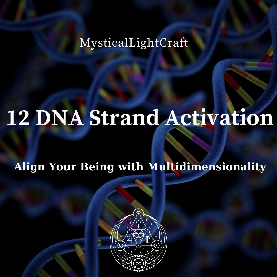 12 DNA Thread Activations: Align Your Being With Multidimensionality - Etsy