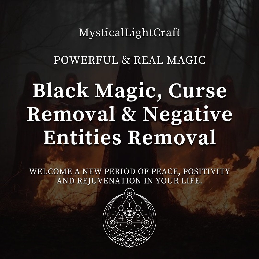 Black Magic, Curse Removal and Negative Entities Removal Service - Etsy