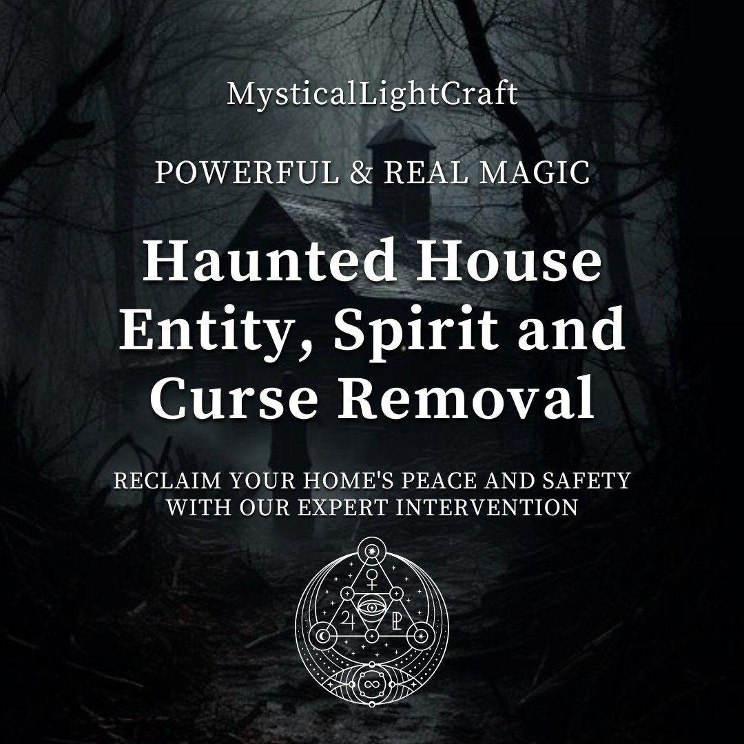 Haunted House Entity, Spirit and Curse Removal - Etsy