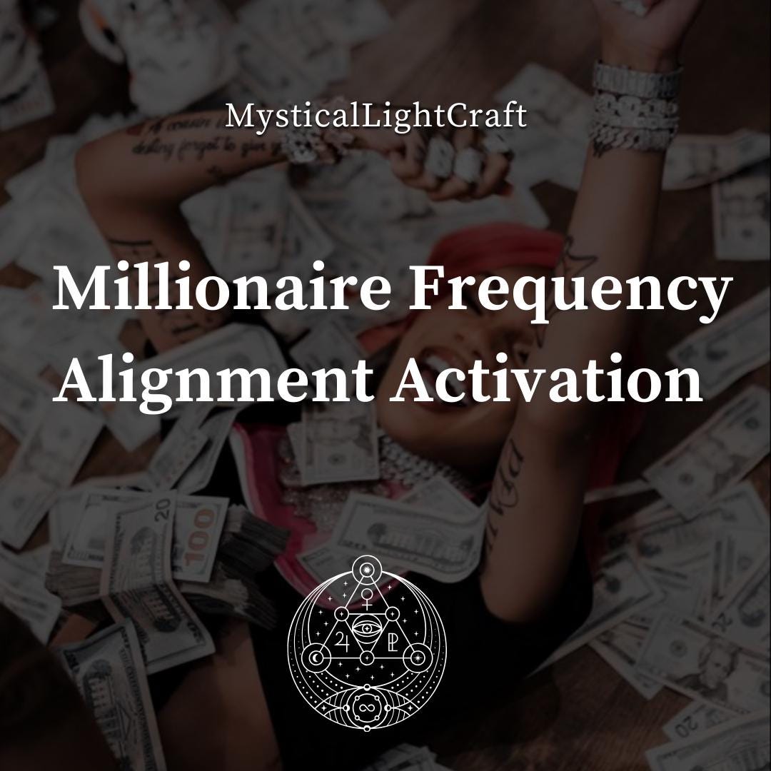 Millionaire Frequency Alignment Activation - Etsy
