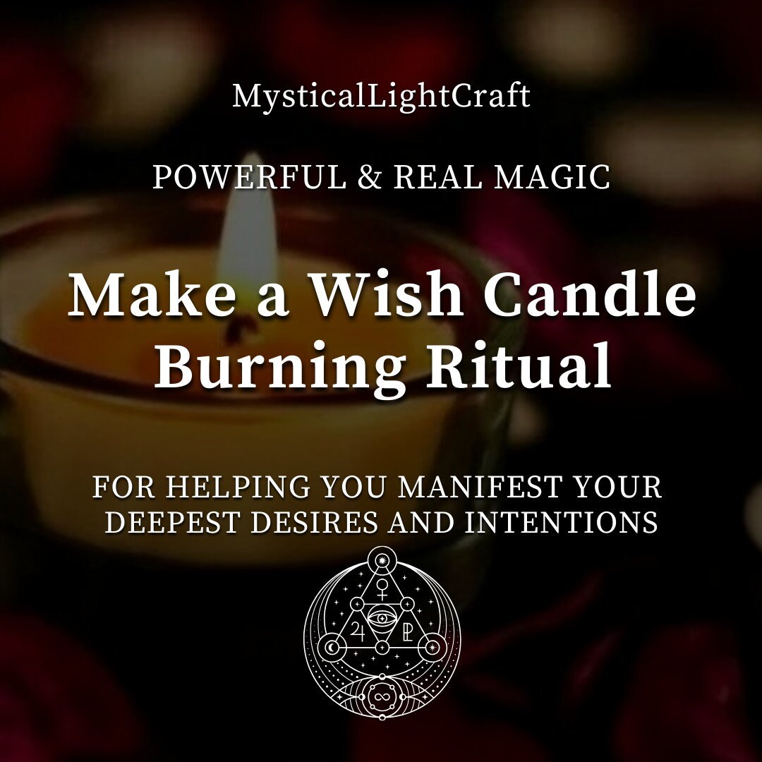 Make a Wish - Magic Candle Burning Service, Same Day - Etsy