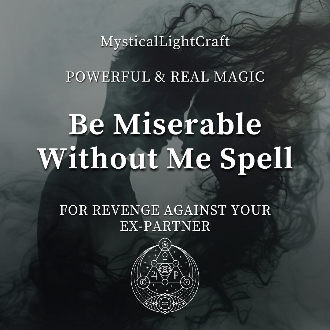Be Miserable Without Me Spell - Etsy