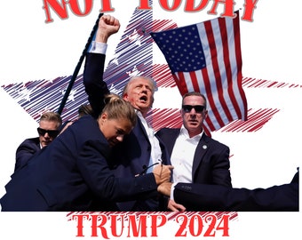 Shoot Trump Fight 2024 DXF for Plasma, Engraving, Trump Shot Fight 2024 ...