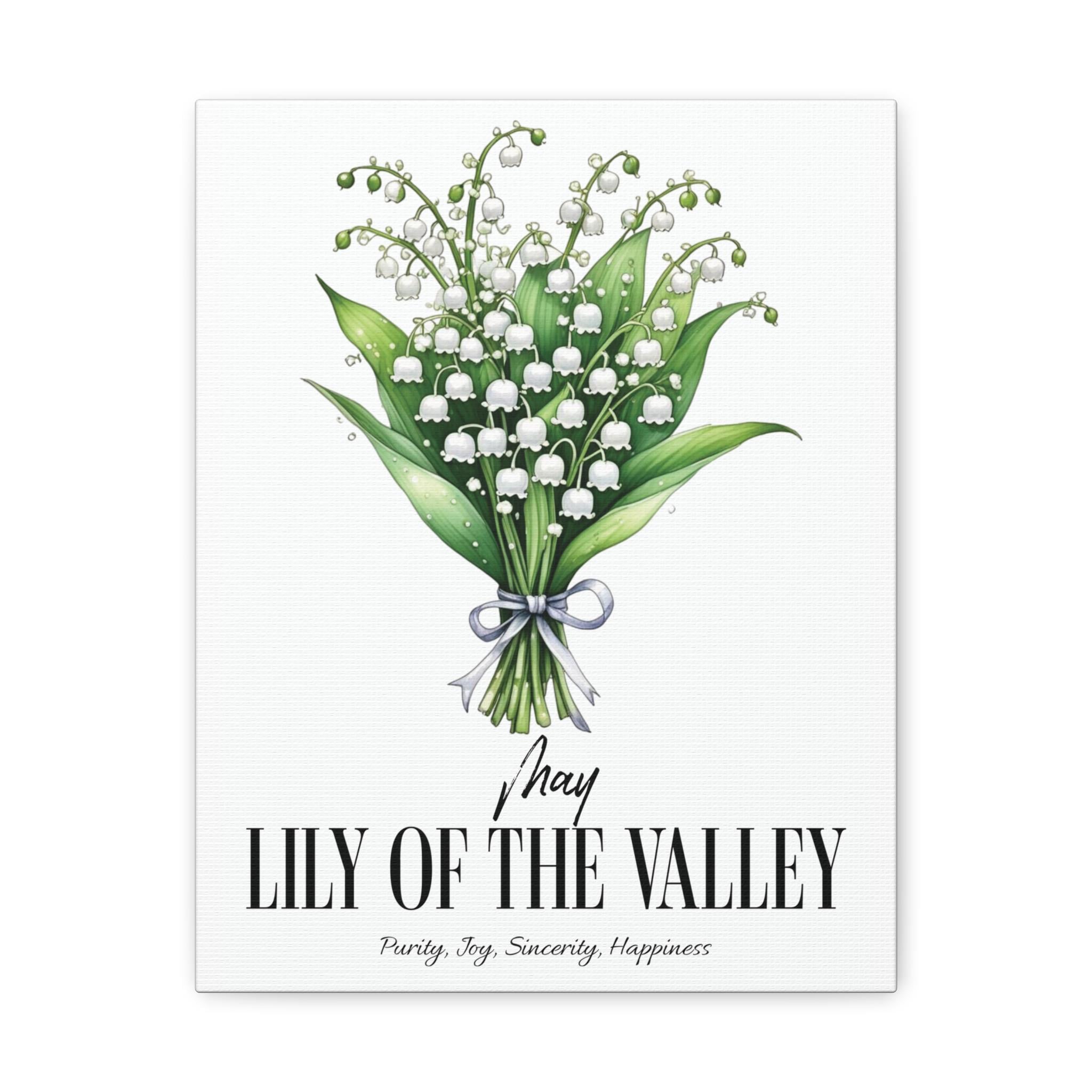 May Birth Flower Print, May Birth Month Flower, Birth Flower Bouquet ...