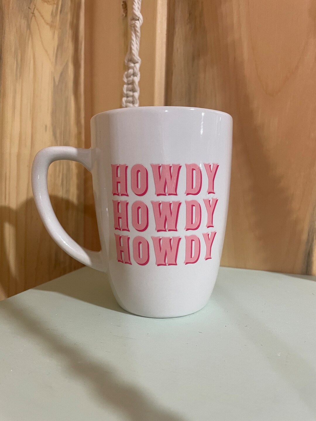 Howdy Triple Preppy Cowgirl Mug - Etsy