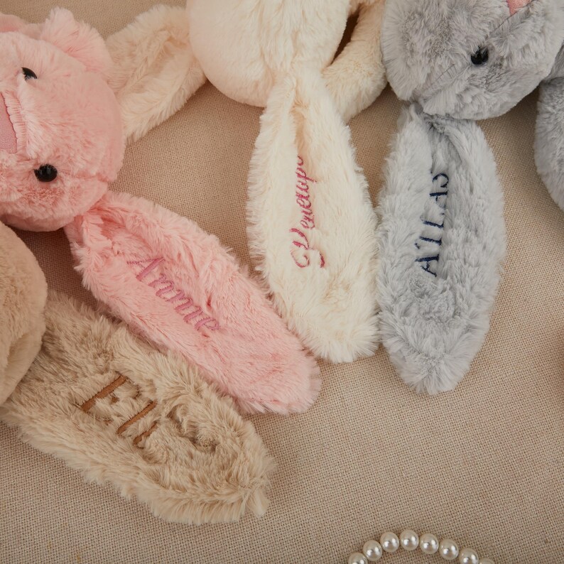 Personalized Bunny Rabbit Toy, Custom Plush Bunny Rabbit, Stuffed ...