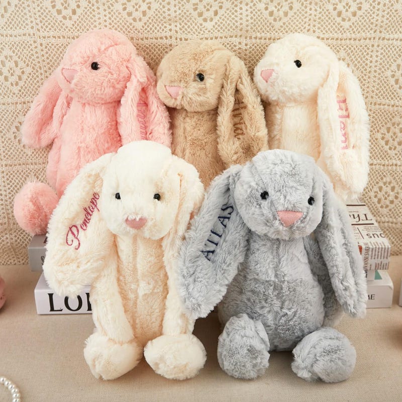 Pink Bunny Plush - Etsy