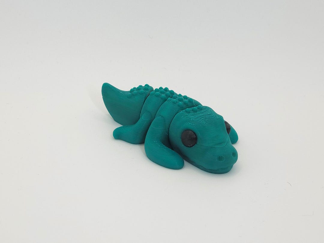 Baby Crocodile | Cute Fidget Toy | 3D Printed Reptile | Fidget Animal ...