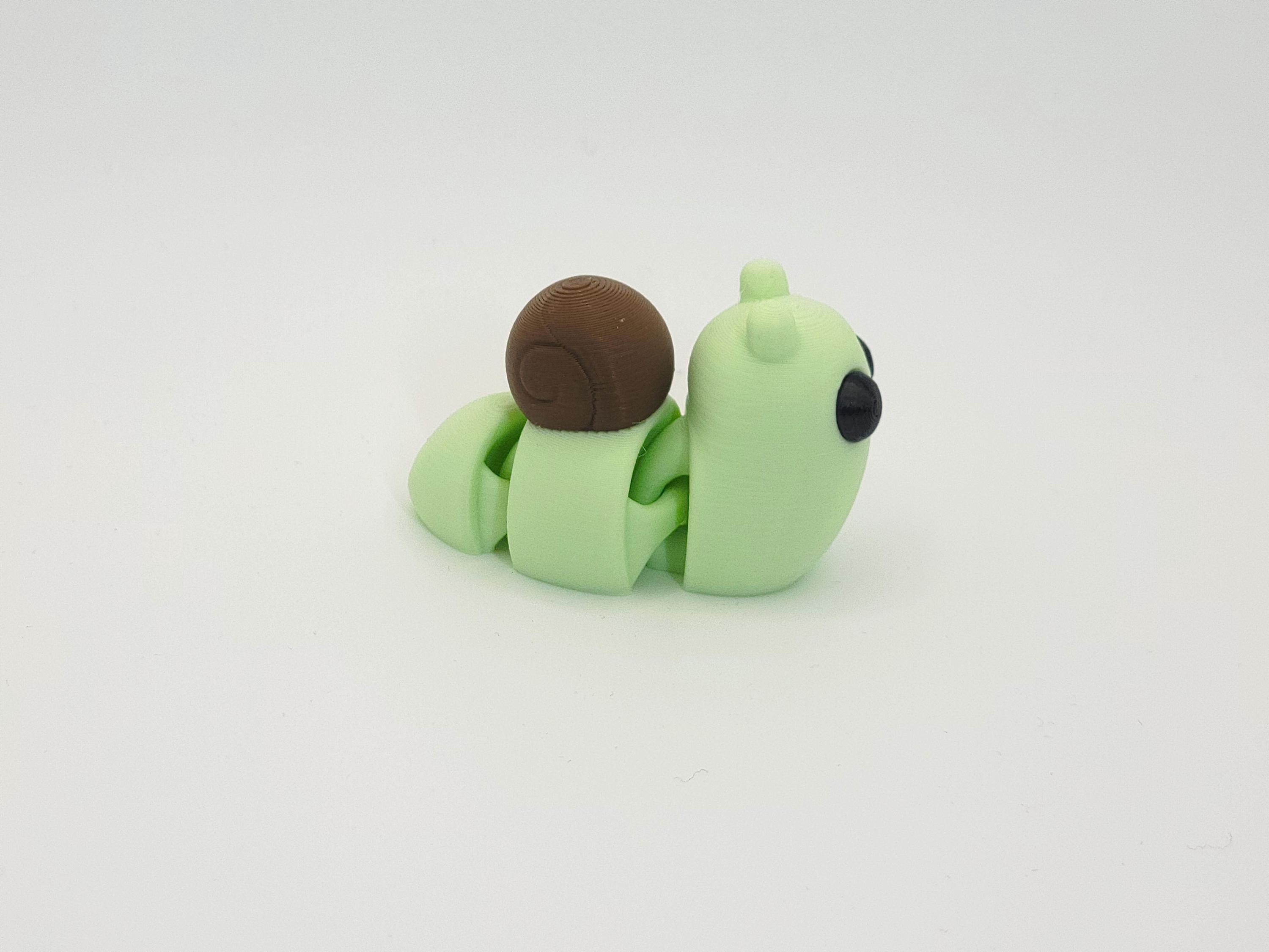 Baby Snail | Cute Fidget Toy | 3D Printed Insect | Fidget Animal ...