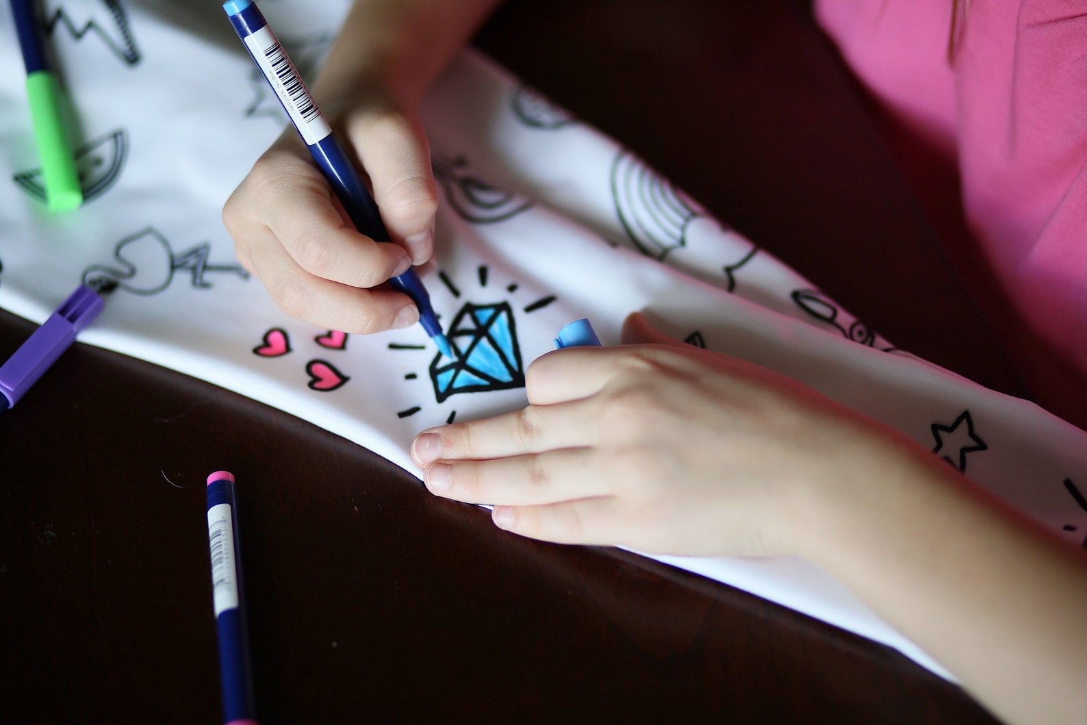 Girls DIY Color Me Athletic Leggings. - Etsy