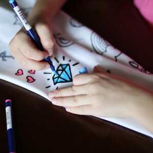 Girls DIY Color Me Athletic Leggings With Markers - Etsy