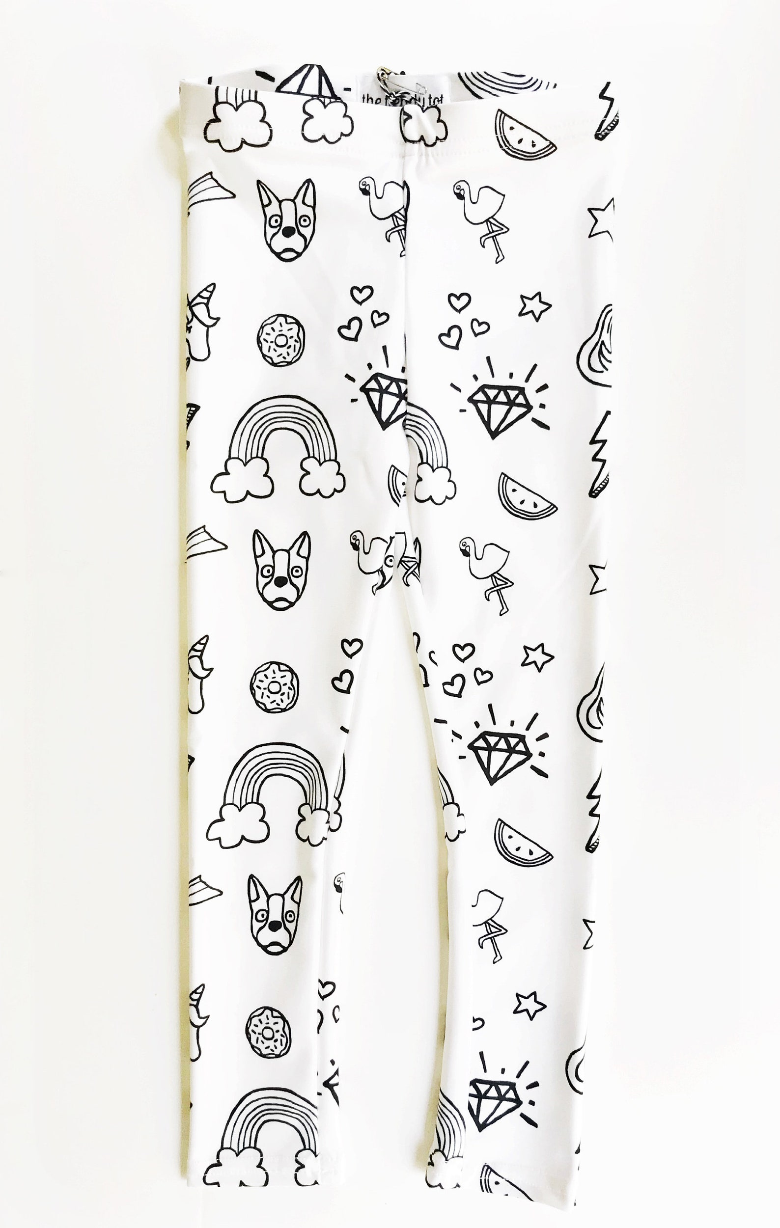 Girls DIY Color Me Athletic Leggings. - Etsy